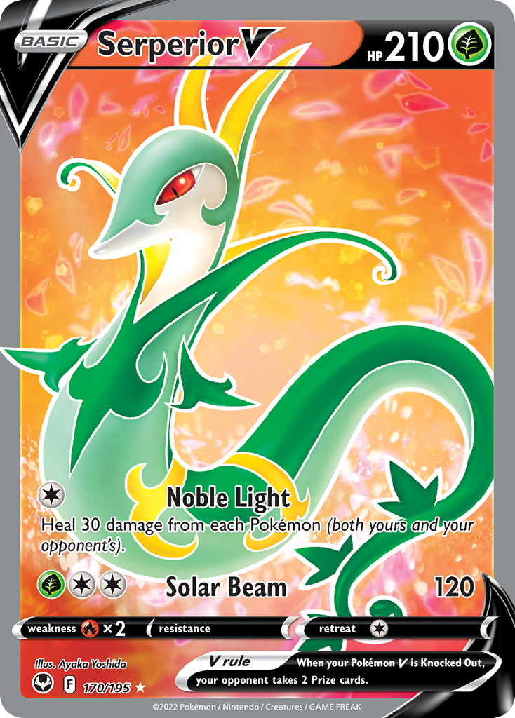 Serperior V - Silver Tempest #170 Price & Value | PokeScope | PokeScope